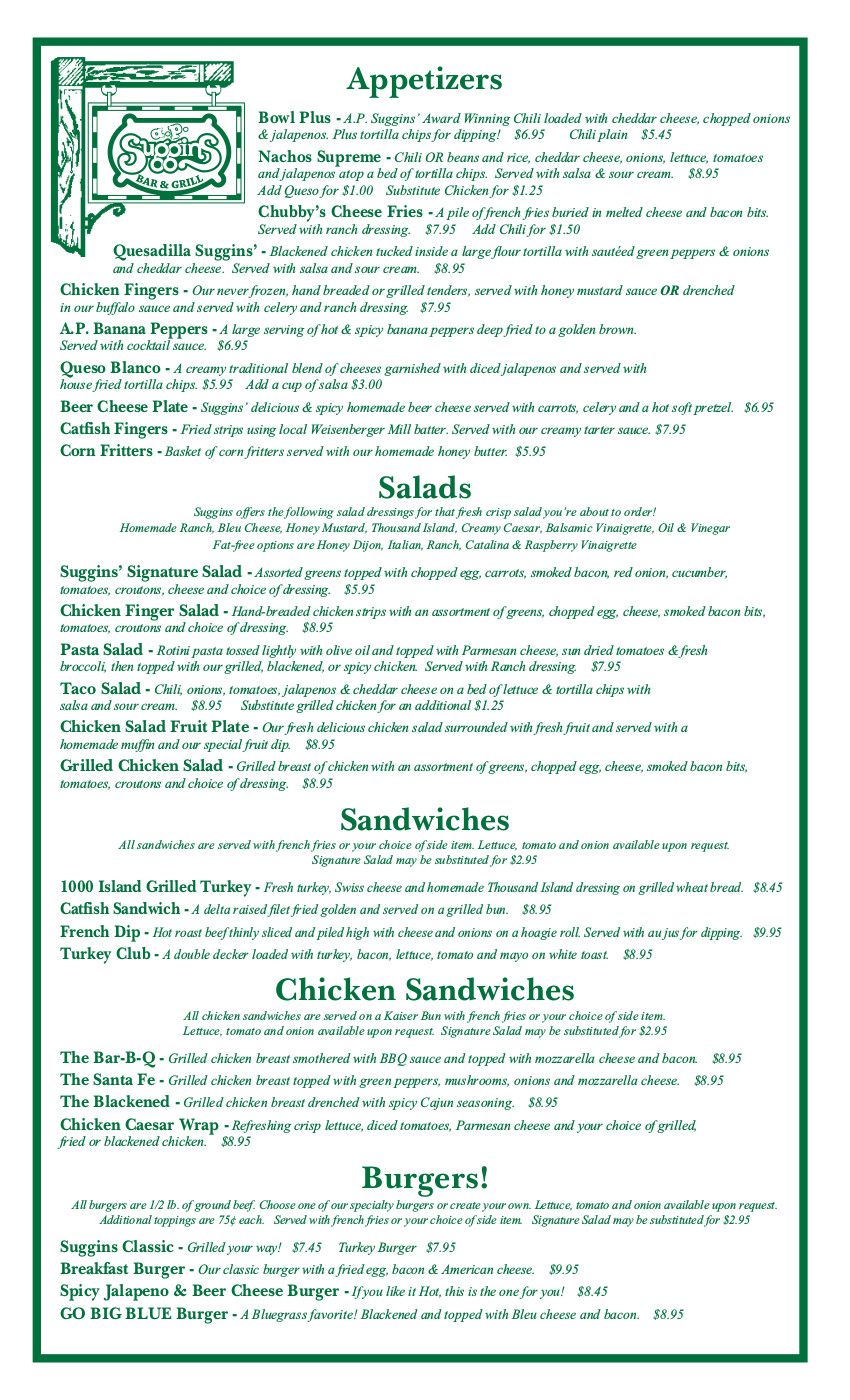 A.P. Suggins Bar and Grill