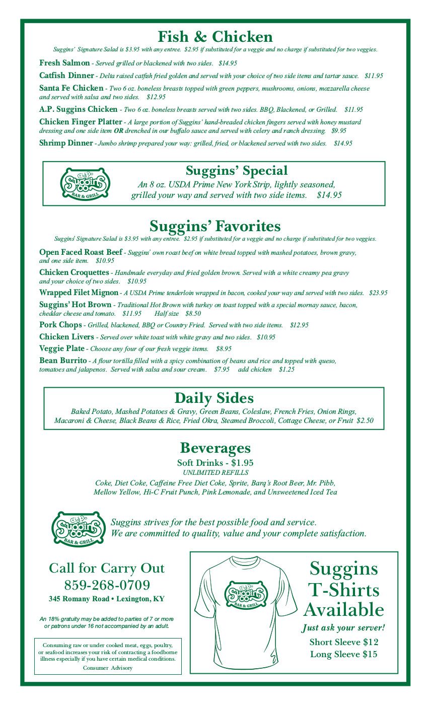 A.P. Suggins Bar and Grill